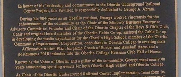 George A. Abram Memorial Pavilion | City of Oberlin